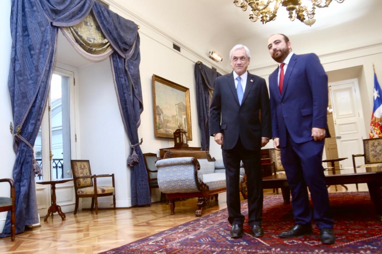 🔵EL PRESIDENTE DC, FUAD CHAHIN, SE REUNIÓ CON EL PRESIDENTE SEBASTIÁN ...