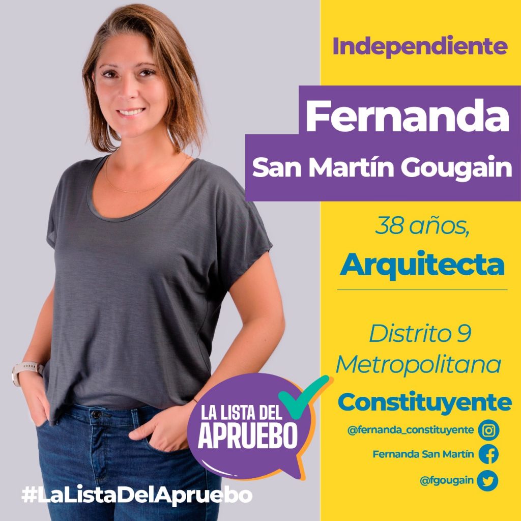 FERNANDA SAN MARTIN – LISTA DEL APRUEBO | #SomosLaDC